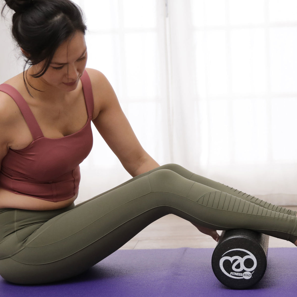 Fitness Mad 45cm Studio Pro EPP Foam Roller Black – Running Form