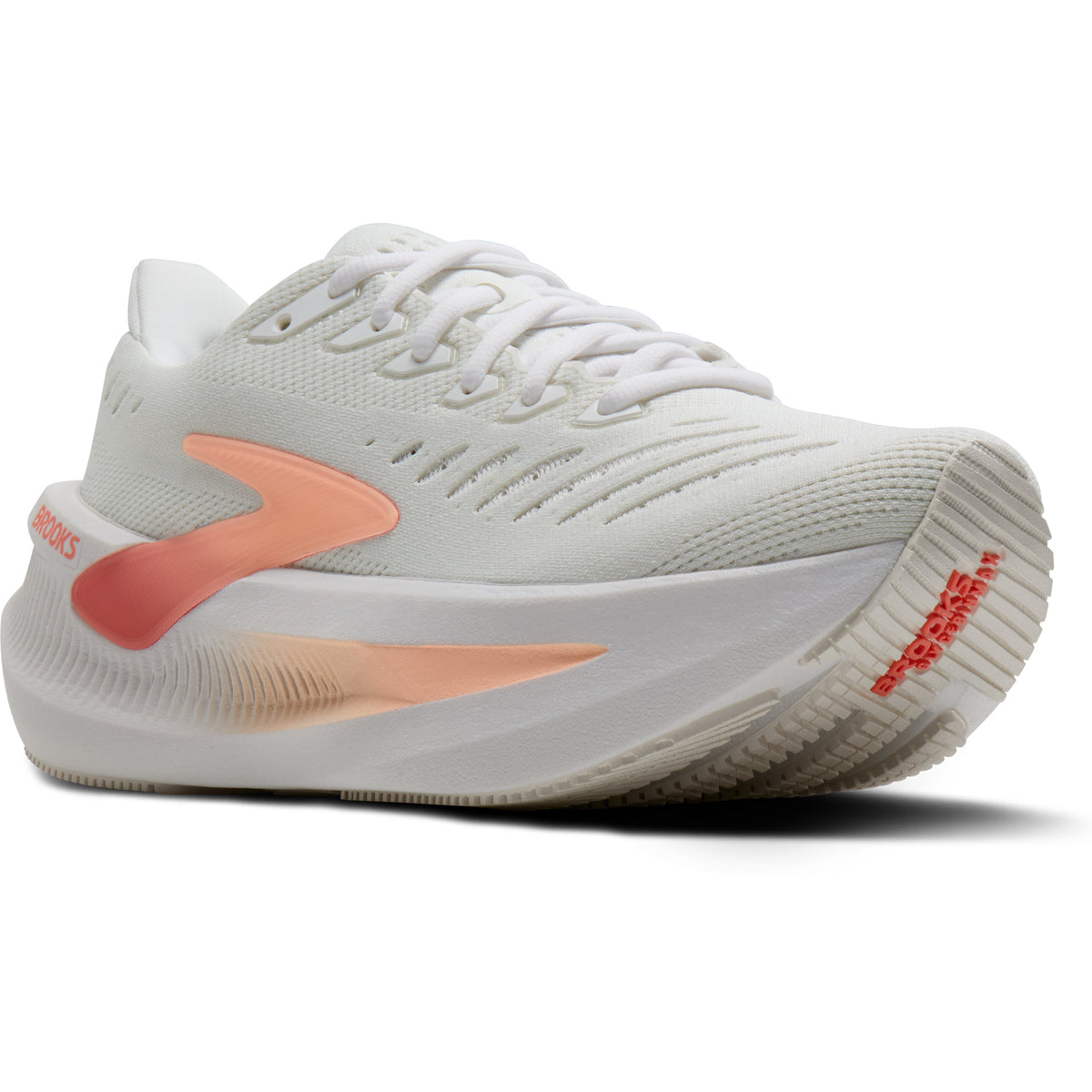 Brooks Glycerin Max 2 Running Shoe Women's White Coral Peach – Running Form