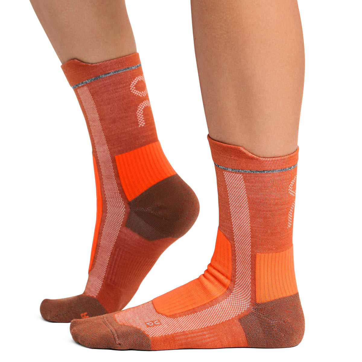 On Merino Ultra Running Sock Rust Flame – Running Form