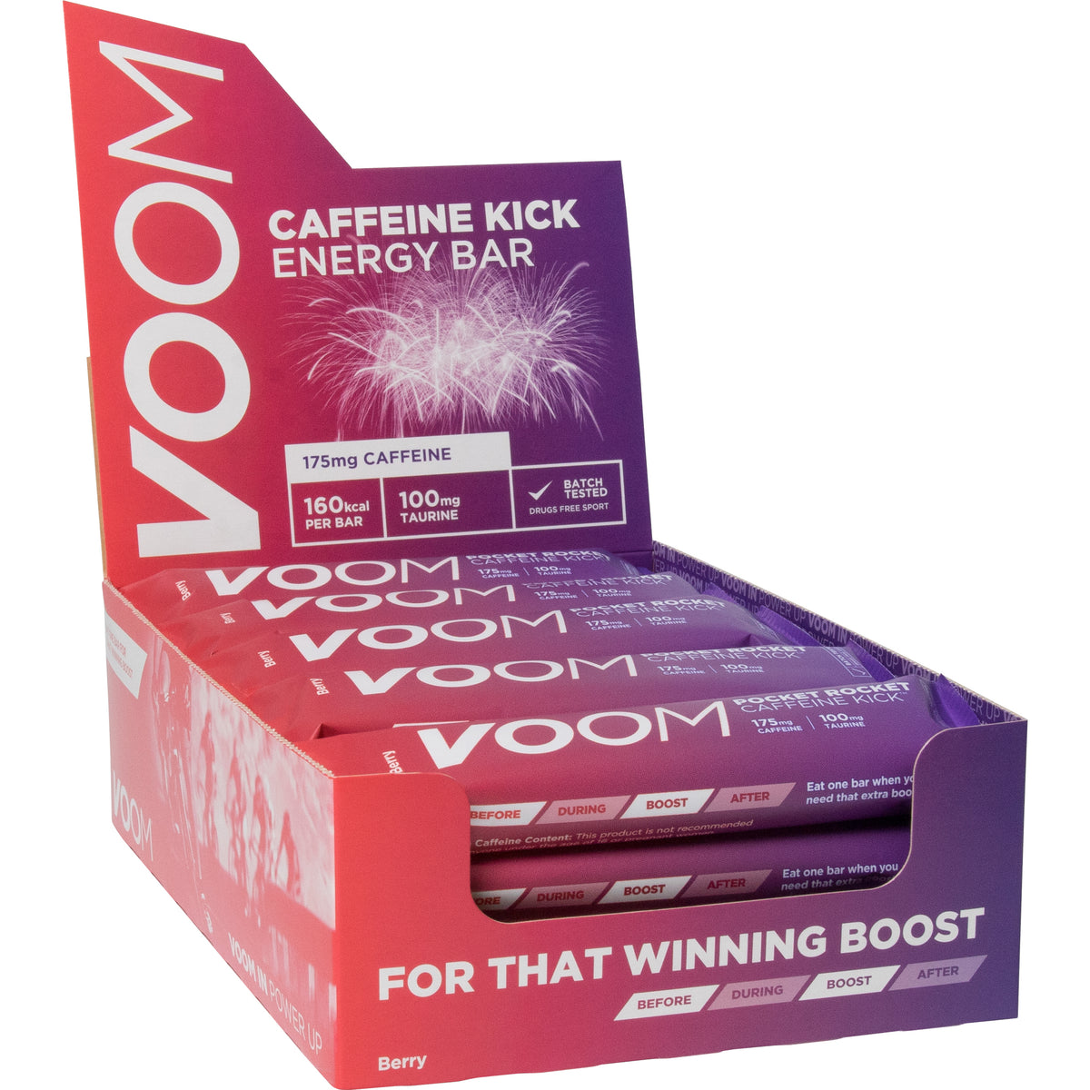 Voom Pocket Rocket Caffeine Kick Energy Bar – Running Form